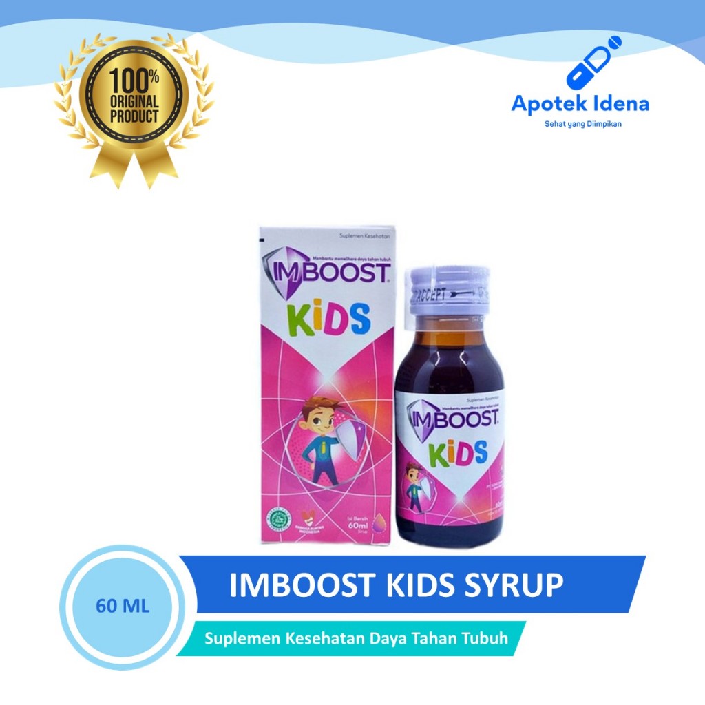 Jual IMBOOST KIDS SYRUP SIRUP ANAK 60 ML SUPLEMEN DAYA TAHAN TUBUH ANAK ...