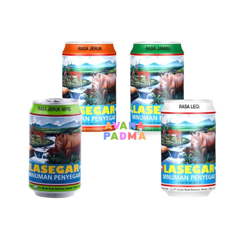 Jual Lasegar Minuman Penyegar Kaleng (4 Varian Rasa) (320ml) | Shopee Indonesia