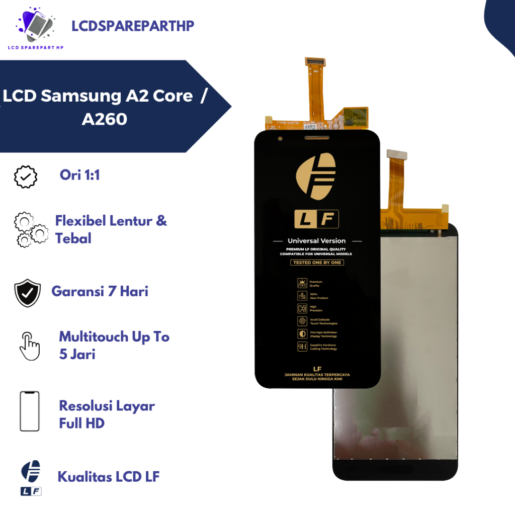Jual LCD SAMSUNG A2 CORE / A260 FULLSET TOUCHSCREEN | Shopee Indonesia