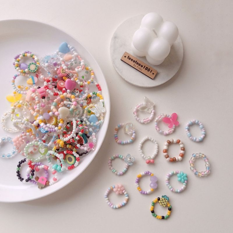 Jual PAKET USAHA JUALAN CINCIN MANIK - HANDMADE. | Shopee Indonesia