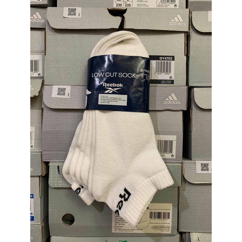Jual Kaos Kaki Reebok Act Core Low Cut Sock 3P White FL5224 Original ...
