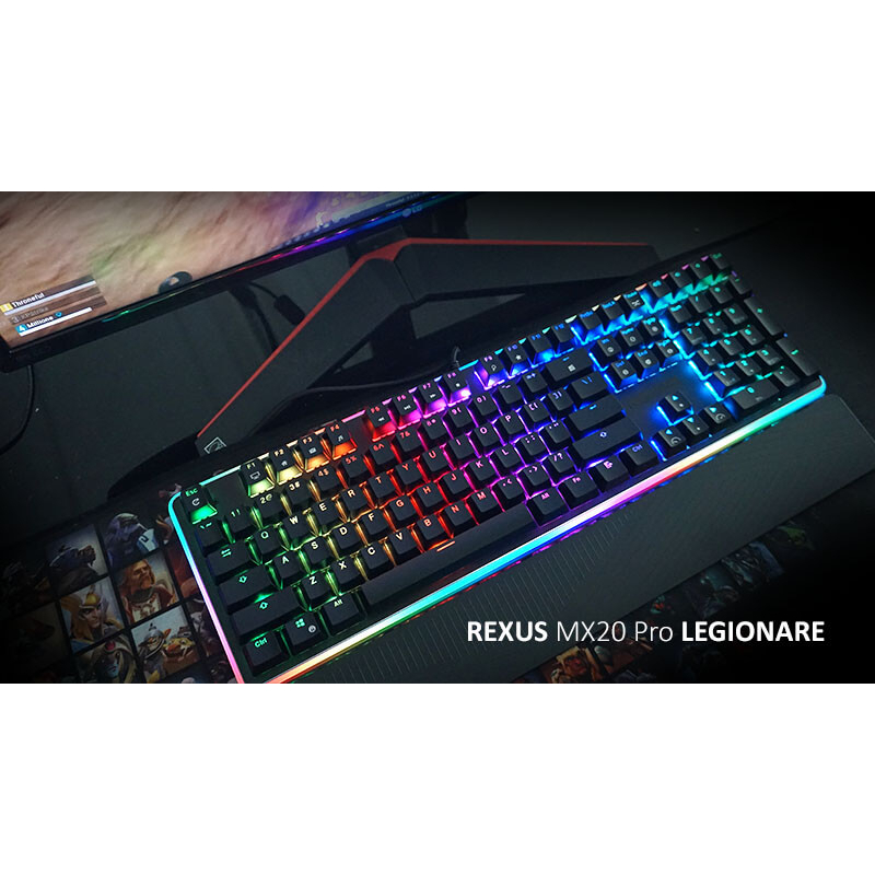 Jual KEYBOARD GAMING REXUS MECHANICAL MX-20 (BROWN SWITCH, RGB, MACRO ...