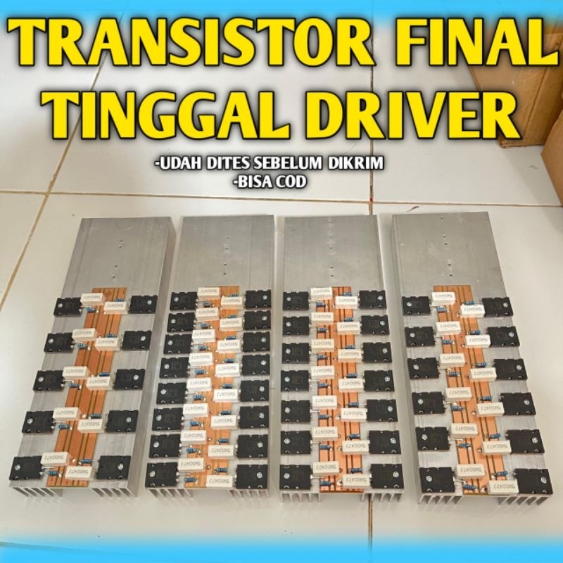 Jual TRANSISTOR FINAL TOSHIBA RAKITAN TINGGAL DRIVER KUALITAS BAGUS MAX ...