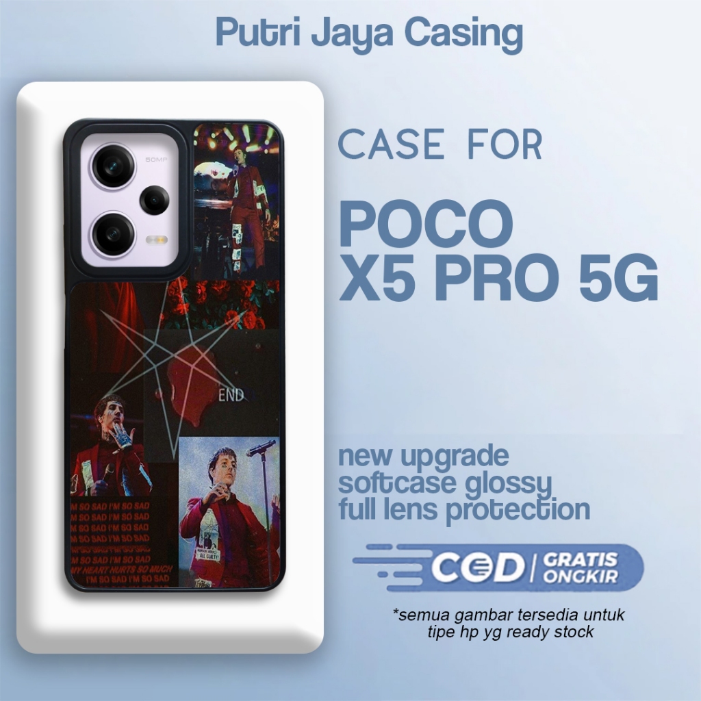 Jual case hp poco x5 pro 5g terbaru motif aesthetic band 09 kartun ...