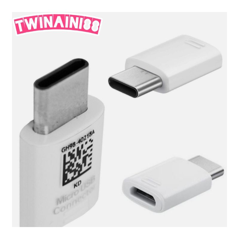 Jual Samsung USB Type-C to MircoUSB Adapter - White (GH98-40218A ...