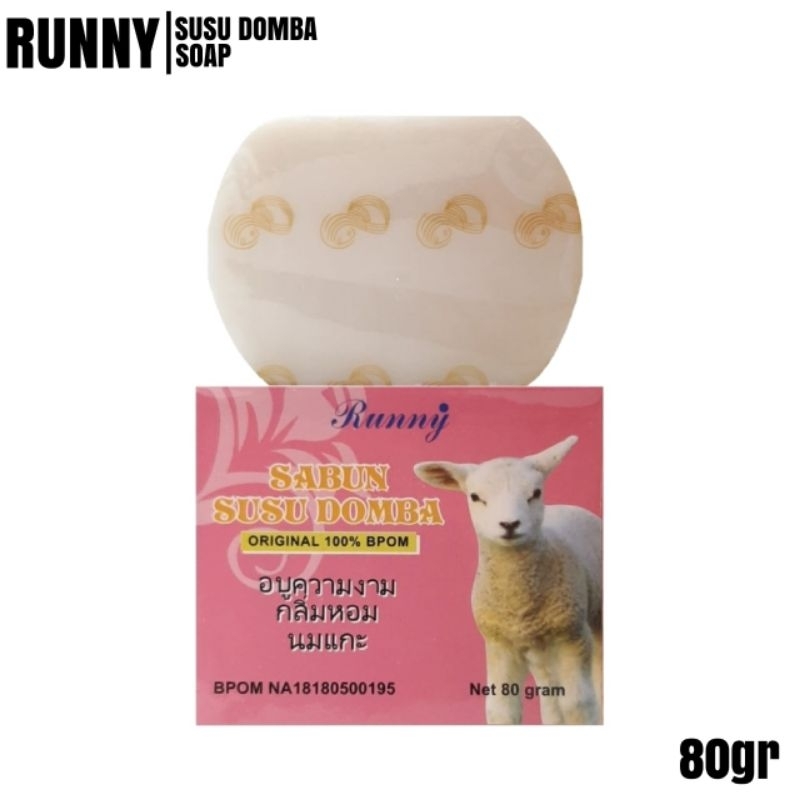 Jual Runny Susu Domba Soap / Sabun Susu Domba Runny 80gr BPOM (Satuan ...
