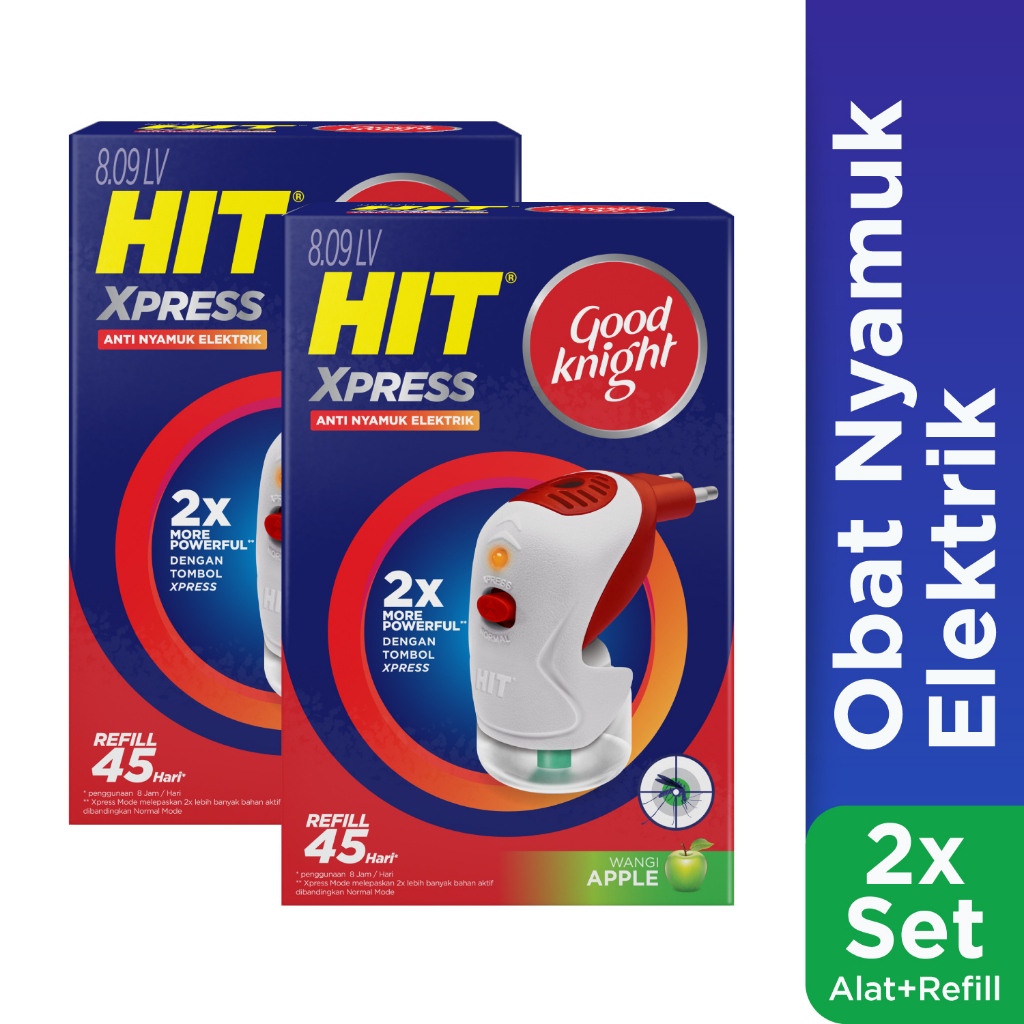 Jual Hit Good Knight Xpress Set x2 - Obat Nyamuk Elektrik - Bunuh ...