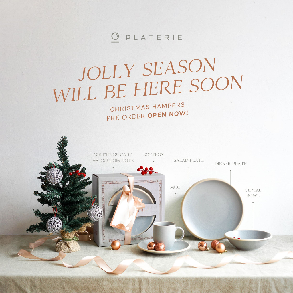 Jual PLATERIE CHRISTMAS HAMPERS SET 4 Pcs Hadiah Natal Keramik ...