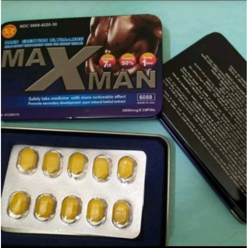 Jual Maxman obat kuat tahan lama herbal original asli import pria kuat dan tahan lama | Shopee ...