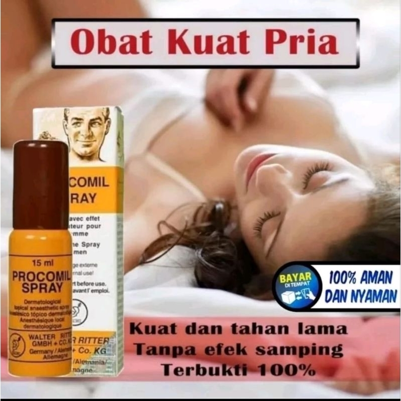 Jual Obat Kuat Oles Procomil Spray Original | Shopee Indonesia