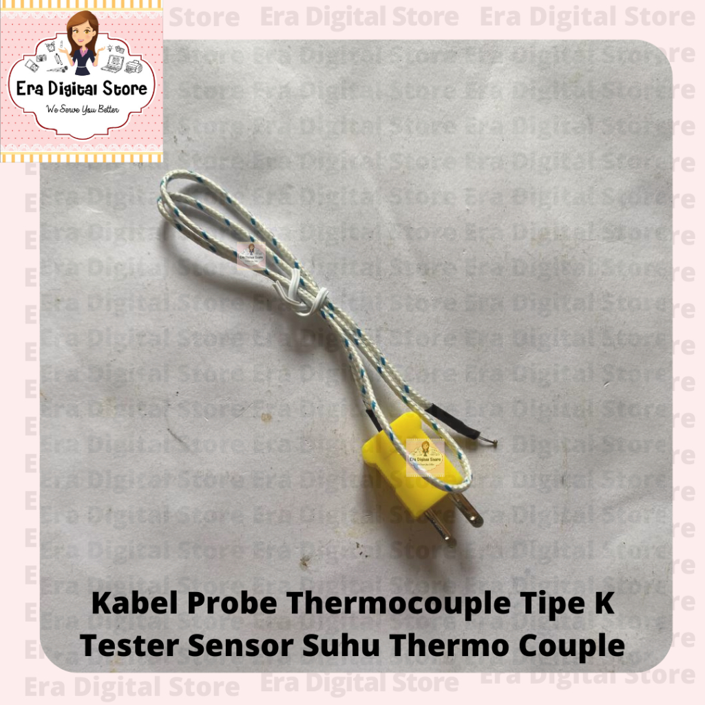 Jual Kabel Probe Thermocouple Tipe K Tester Sensor Suhu Thermo Couple ...