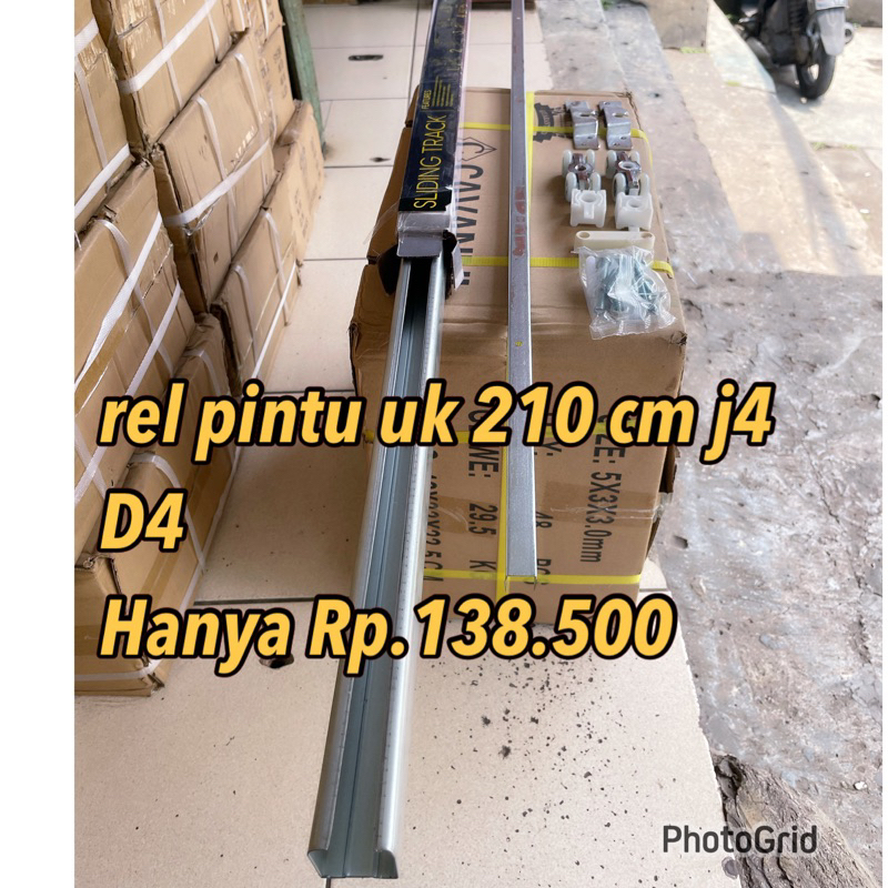Jual REL PINTU GESER Rel Pintu dekkson 1,8 Meter 2 meter Rel Pintu ...