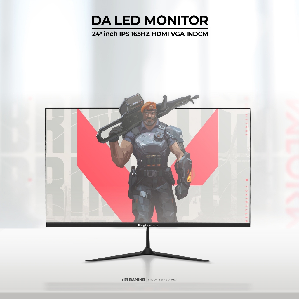 Jual Digital Alliance Monitor LED DA Bezelless Frameless 24" inch IPS ...