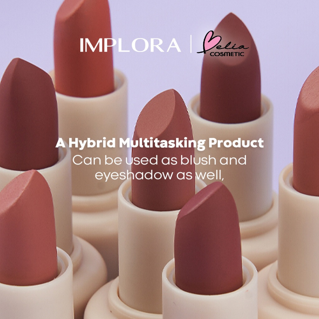 Jual BELIA IMPLORA Day to Day Key-Chain Lip Bullet | Lipstick | Mini ...