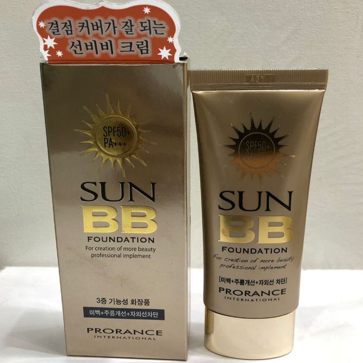 Jual Prorance International - Sun BB Foundation SPF 50+ PA+++ 50gr | Shopee Indonesia