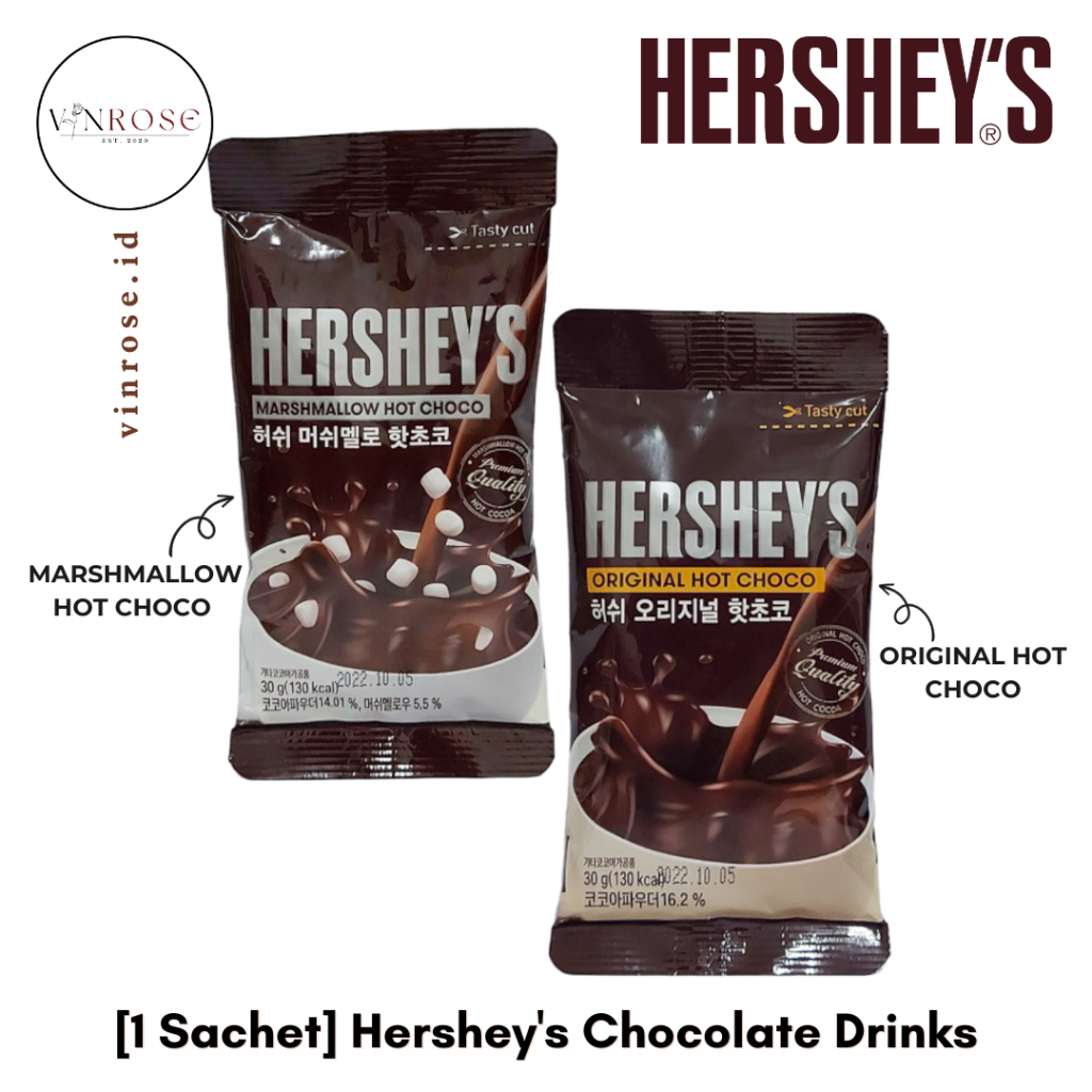 Jual [1 Sachet] Hershey's Marshmallow Hot Choco/ Original Hot Choco ...
