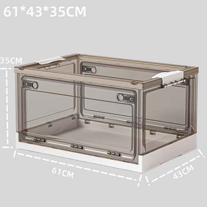 Jual Transparan Storage box Foldable Penyimpanan Box Kapasitas ekstra ...