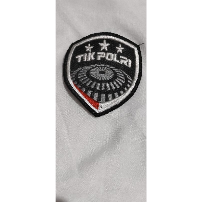 Jual logo tik polri bordir timbul 3d | Shopee Indonesia