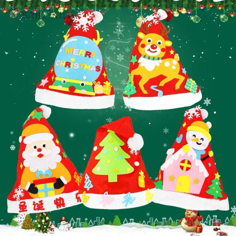 Jual Prakarya Topi Santa Buatan Sendiri - DIY Santa Claus Hat - Do it ...