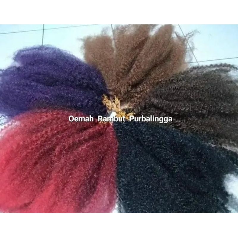 Jual Rambut sulam kribo // rambut sambung | Shopee Indonesia