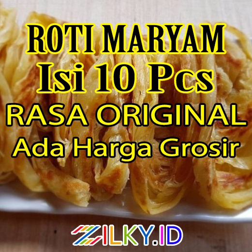 Jual Roti Maryam Original Isi 10 Pcs Zilky Frozen Cane Canai Mariam