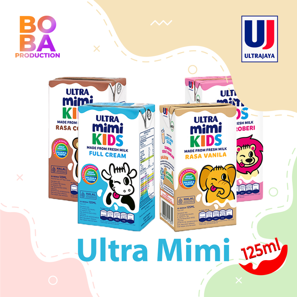 Jual Ultra Mimi Susu UHT 125ml - Pilihan Varian Rasa | Shopee Indonesia