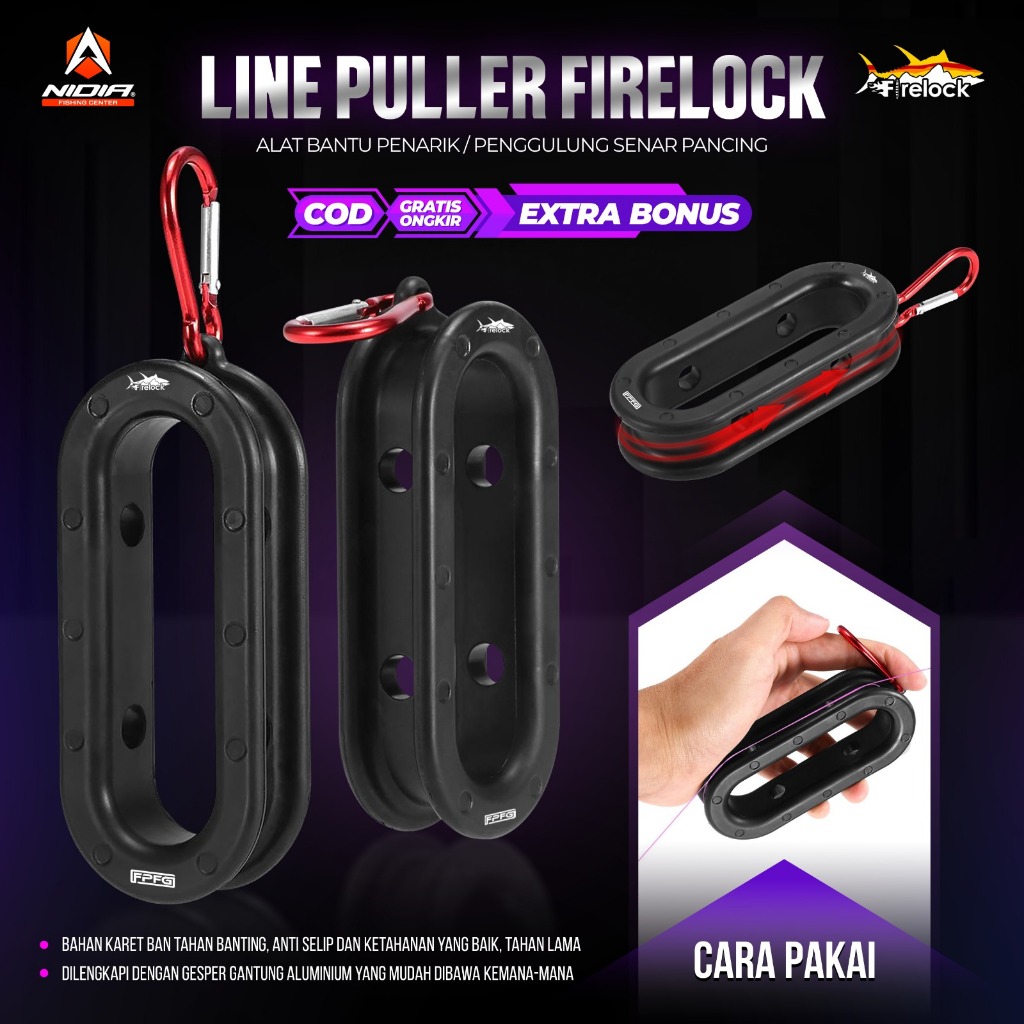 Jual Firelock Line Puller | Alat Bantu Penarik - Penggulung Senar Pancing | Shopee Indonesia