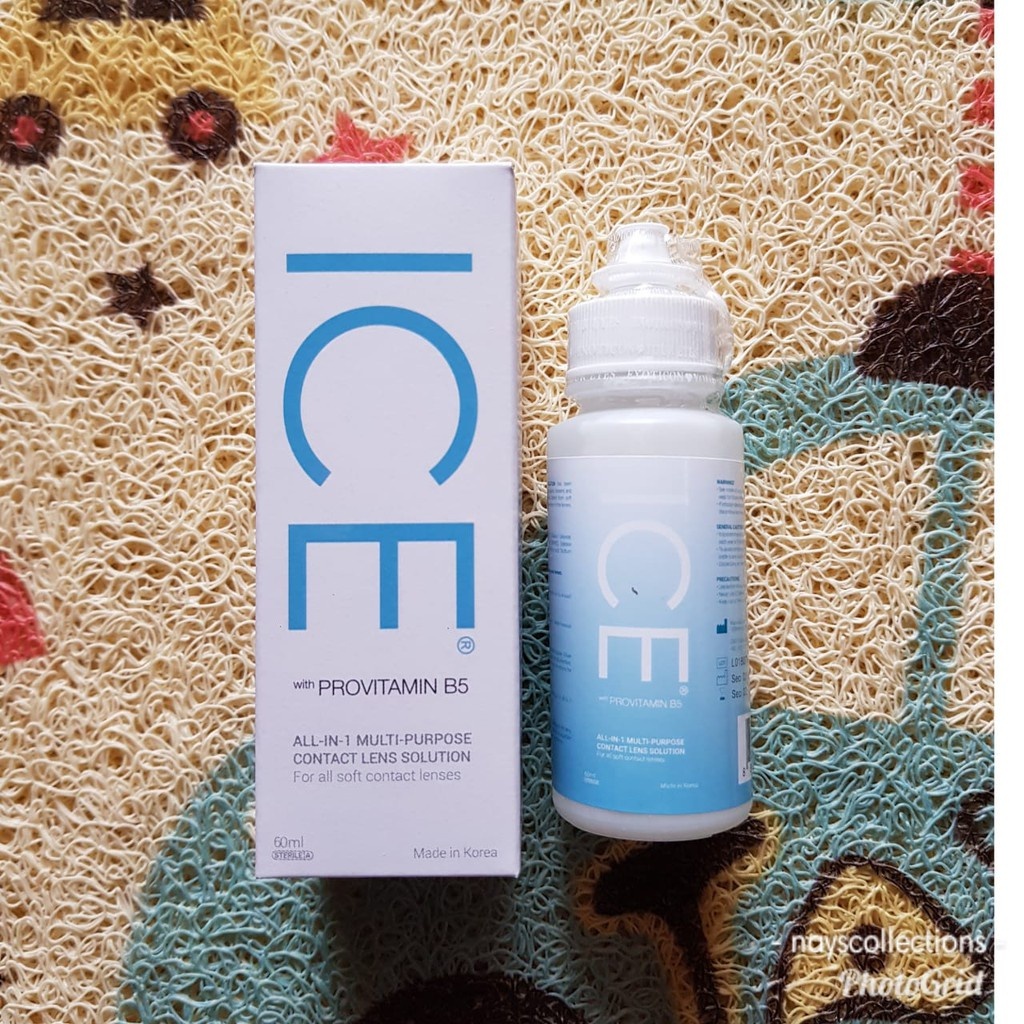 Jual Air Soflens ICE 60ml Cairan Soflens Mata Pembersih Soflen | Shopee ...