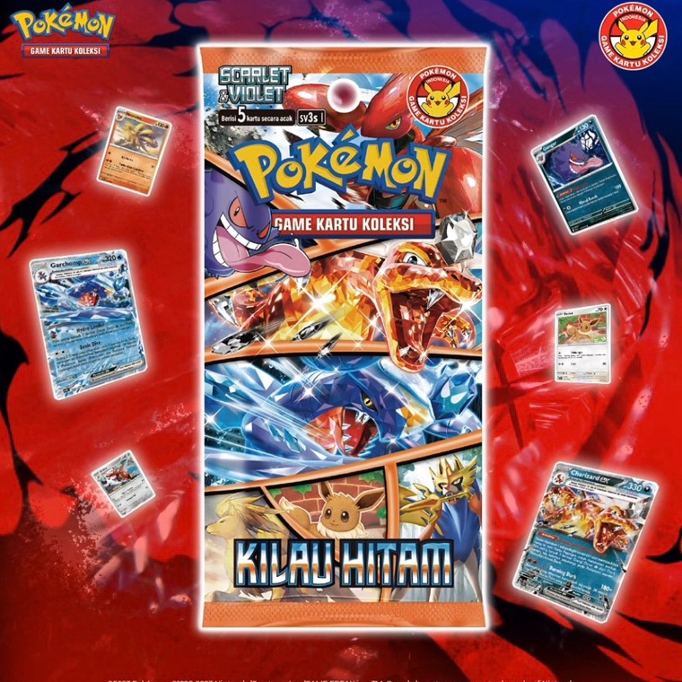 Jual kilau hitam SV3S booster pack pokemon tcg indonesia card kartu langka original charizard ...