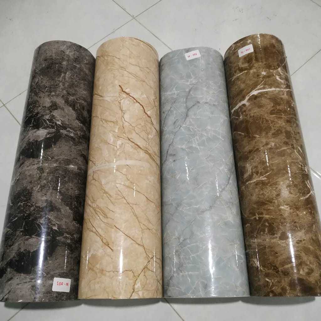 Jual Wall Sticker Dinding Premium Motif Marmer 60x100 Cm Anti Air ...