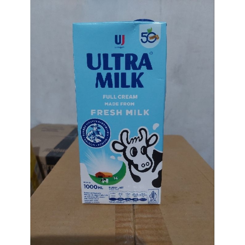Jual Susu Ultra Milk/Susu UHT/Susu Full Cream 1lt | Shopee Indonesia