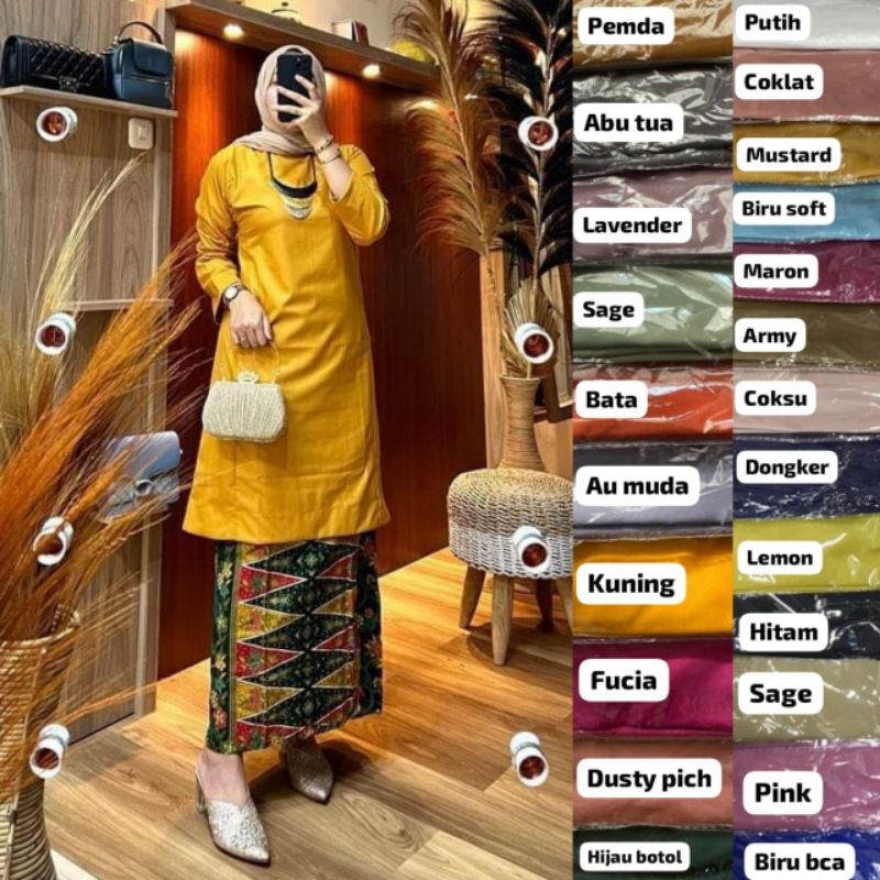 Jual Baju Kurung Melayu//baju Basiba | Shopee Indonesia