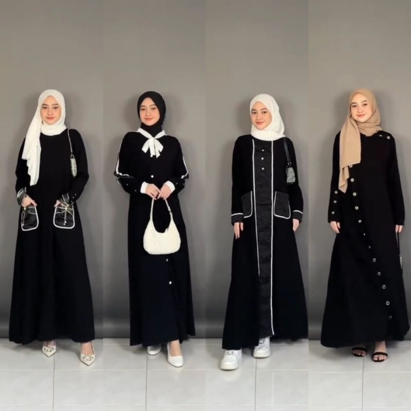 Jual Abaya jetblack abaya remaja abaya terbaru abaya murah abaya simpel ...