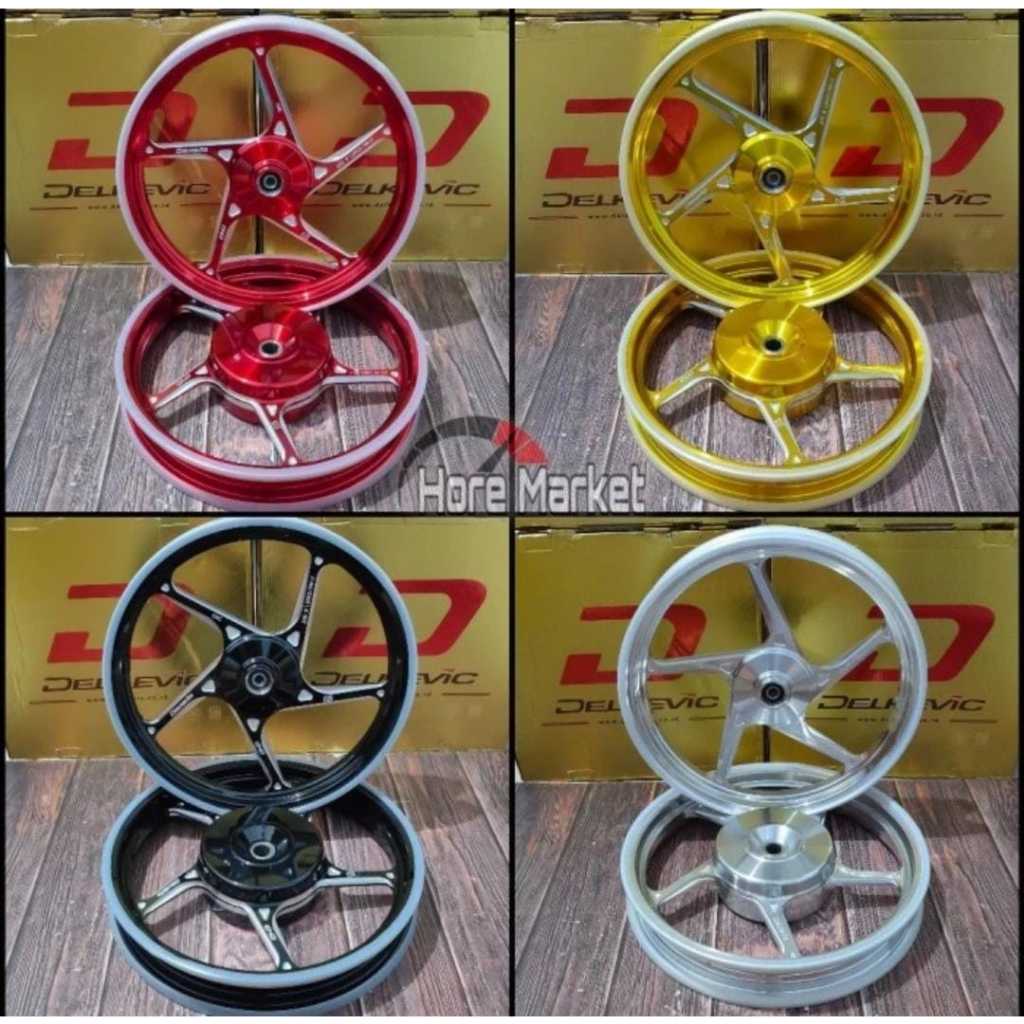 Jual Velg Delkevic DND Palang 5 Ring 14 Beat Scoopy Vario 150 125 New ...