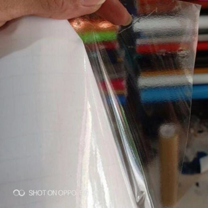 Jual stiker skotlet transparan putih/stiker Tembus | Shopee Indonesia