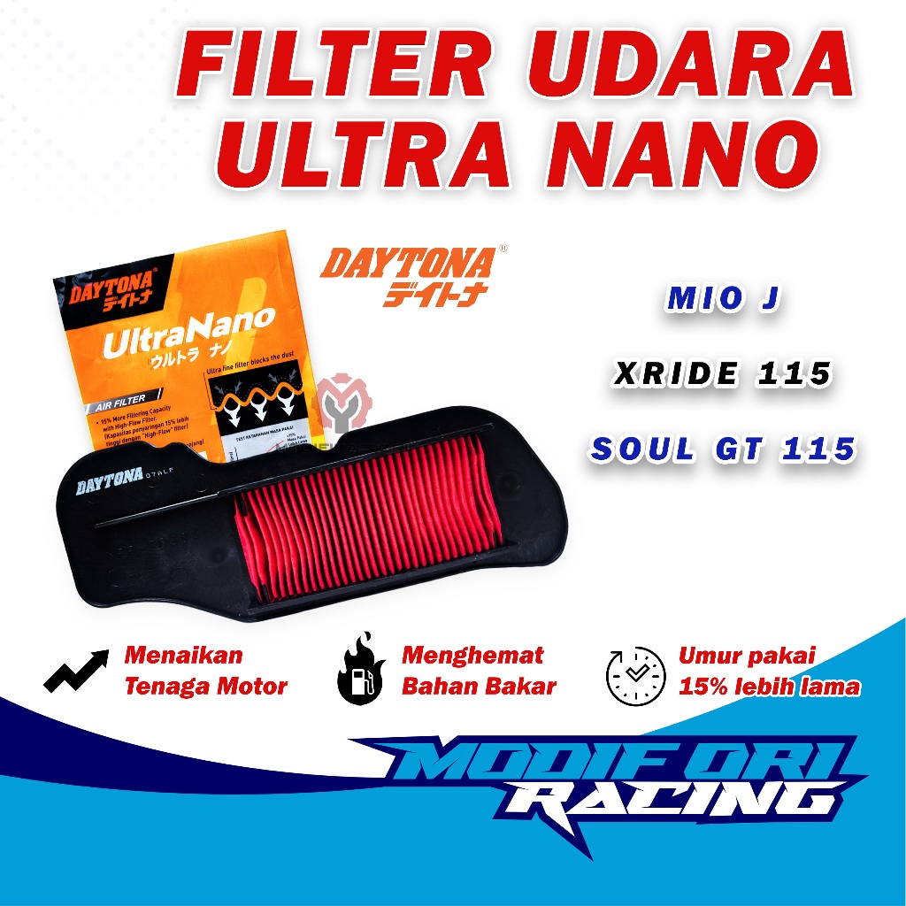 Jual MIO J-Filter Udara daytona X ride 115-Soul gt 115 Filter udara ...