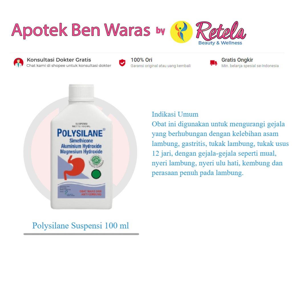 Jual Polysilane Suspensi 100 ml | Shopee Indonesia