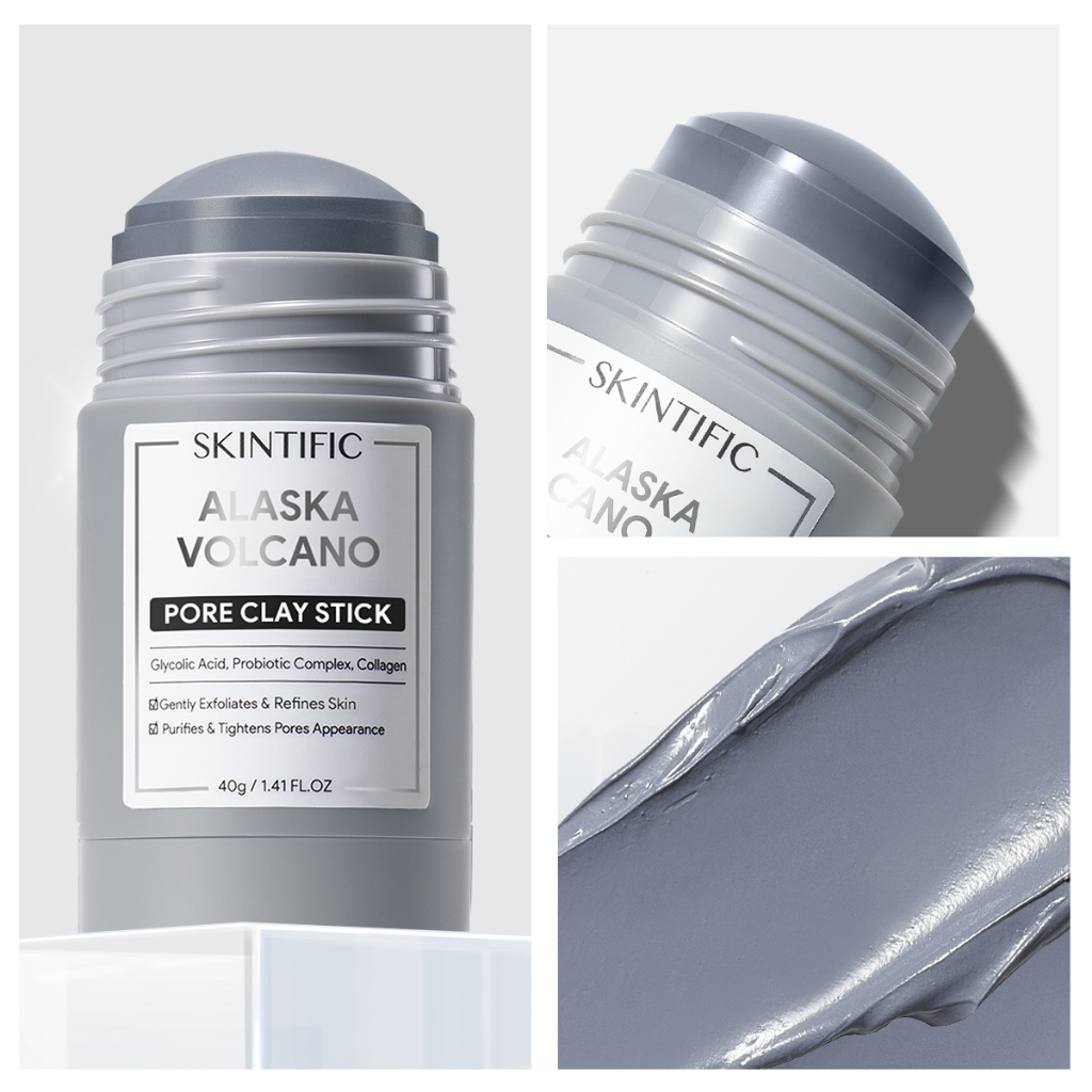 Jual SKINTIFIC Alaska Volcano Pore Clay Stick 40g | Shopee Indonesia