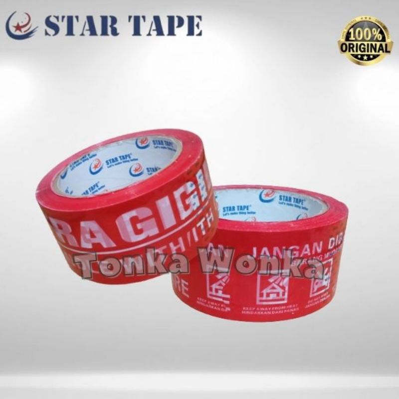 Jual Lakban Fragile Merah Fragile Putih 48mm 90yard Berkualitas ...