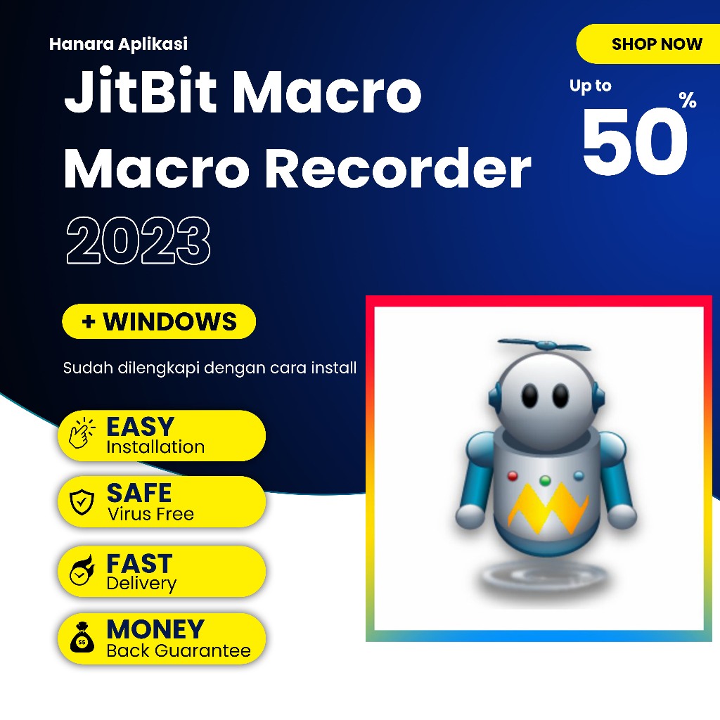 Jual Software Otomatisasi: Jitbit Macro Recorder 5 [WIN] | Shopee Indonesia