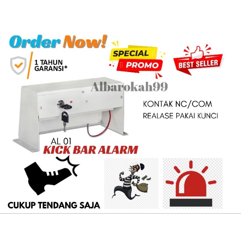 Jual Kick Bar/Emergency Alarm/Cukup Tendang Alarm Sensor | Shopee Indonesia