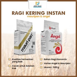 Jual Ragi Instan 500Gr Bahan Adonan Kue Roti Donat Bakpau Higienis ...