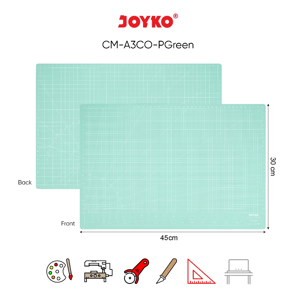 Jual JOYKO Cutting Mat Alas Potong Ukuran A3 CM-A3 | Shopee Indonesia