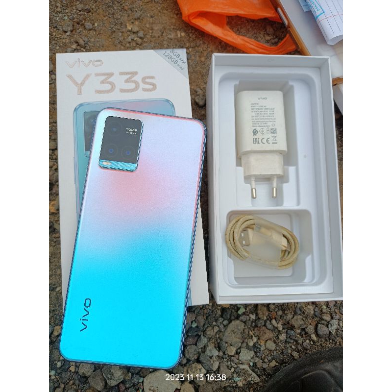 Jual HP VIVO Y33S ram 8+4/128 gb fullset | Shopee Indonesia