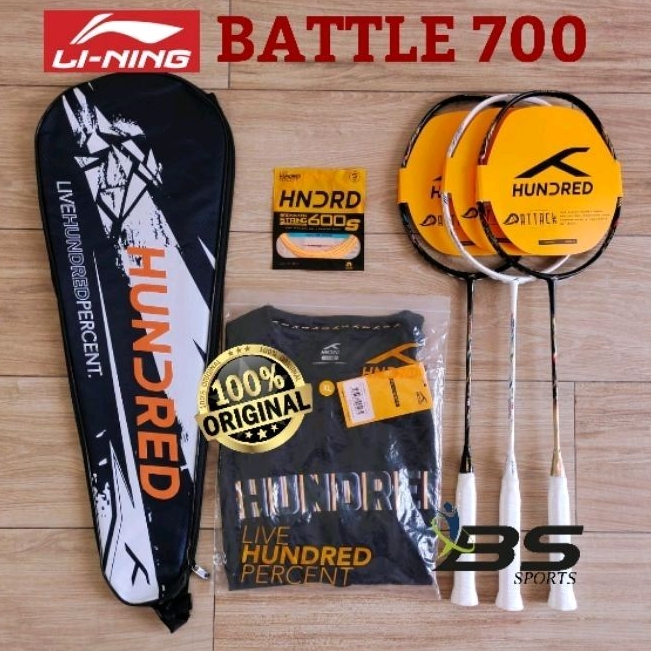 Jual RAKET BADMINTON HUNDRED BATTLE 700 HNDRD BATTLE 700 ORIGINAL ...