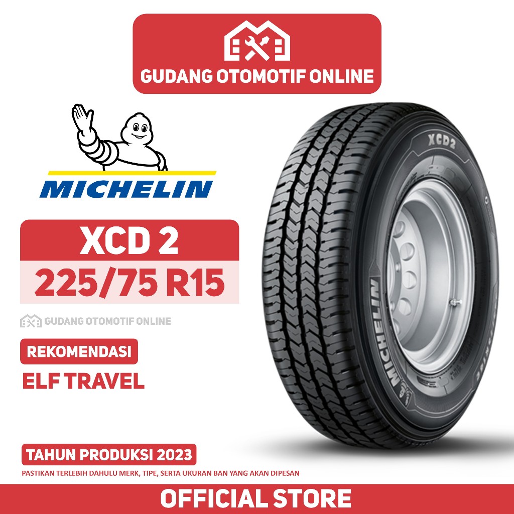 Jual BAN MOBIL ELF BAN MICHELIN XCD 2 225/75 R15 XCD2 - BAN MOBIL ...