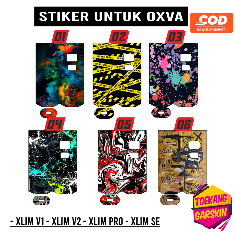 Jual Sticker Garskin Skin OXVA XLIM PRO XLIM 2 SE Boy Edition bisa ...
