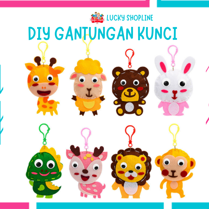 Jual [BIG SALE] DIY MEMBUAT GANTUNGAN TAS BONEKA / DIY PLUSH KEYCHAIN ...