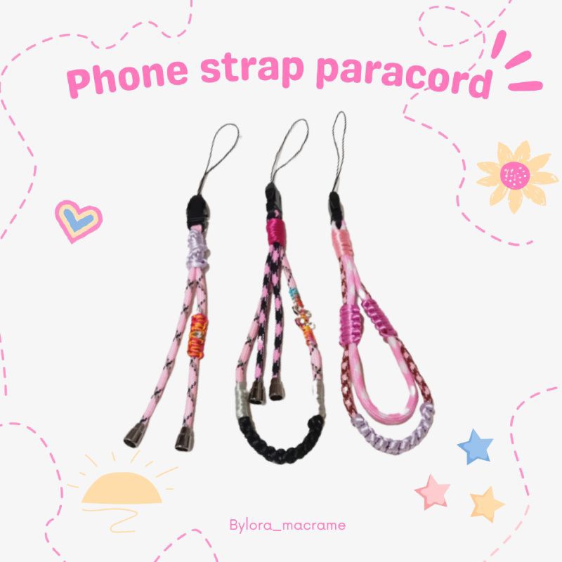 Jual phone strap paracord (gantungan hp tali prusik) | Shopee Indonesia