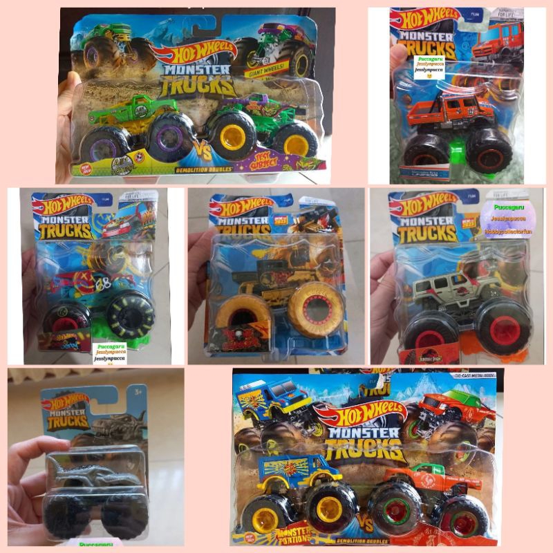 Jual HOT WHEELS MONSTER TRUCKS COLLECTION HW TRUK MONSTER TRUCK MINI ...